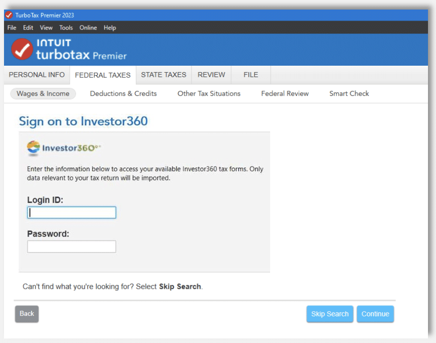 Investor360° Makes Filing Easier for TurboTax Users - SBS Retirement ...